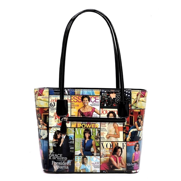 Bags | Michelle Obama Magazine 3 In 1 Tote Handbag Purse | Poshmark